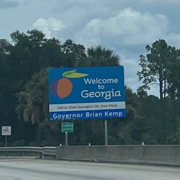 Florida / Georgia State Line - Border Crossing