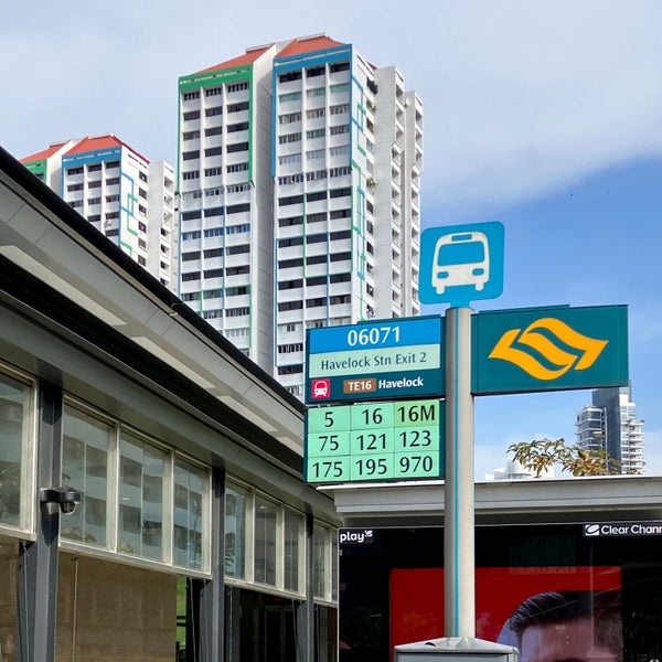 Bus Stop 06071 (Havelock Stn Exit 2) - Bus Stop in Singapore