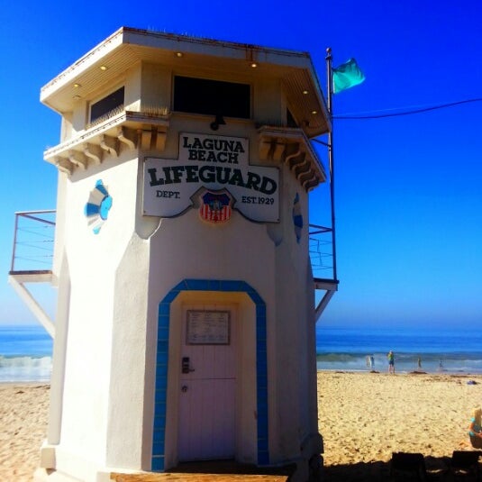 Laguna Beach Historic Lifeguard Tower - Historic Site in Main Beach