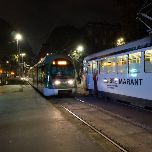 Fermata ATM Lanza M2 [2] [4] [12] [14] [57] - Tram Station in Brera