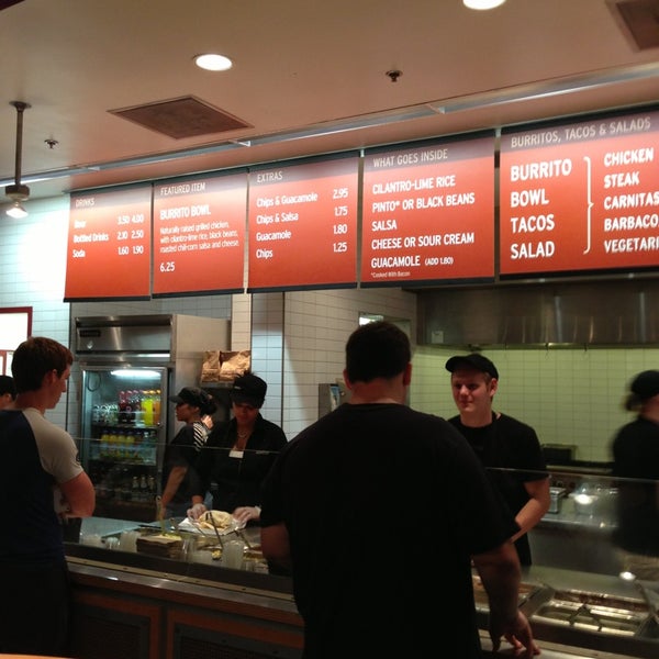 Chipotle Mexican Grill - 34 tips
