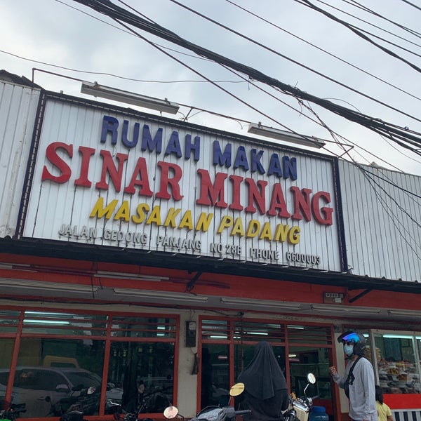 Rumah makan padang SINAR MINANG - Penjaringan - Jalan gedong panjang