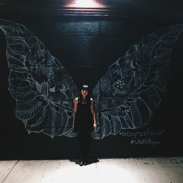 Kelsey Montague Art: What Lifts You - Street Art