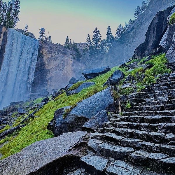 Vernal Falls - Waterfall in Yosemite National Park