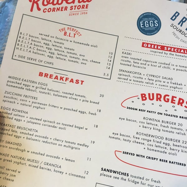 Rowena Parade Corner Store - Coffee Shop