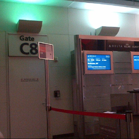 Gate C8 - Airport Gate in Detroit