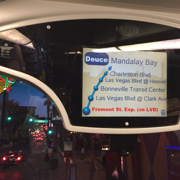 The Deuce Bus Stop at Fremont St - Downtown Las Vegas - 3 tips from 483 ...