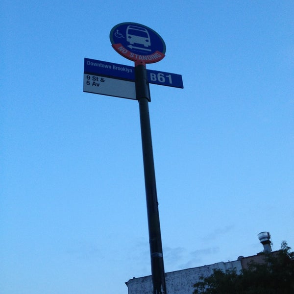 MTA Bus - B61 At 9th St & 5th Ave. - Bus Station in Brooklyn