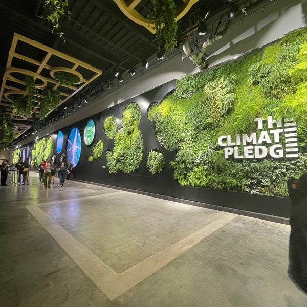 The Climate Pledge Living Wall - Seattle, WA