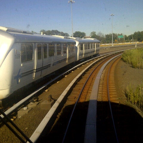 JFK AirTrain - Bombardier Facility - Airport Tram Station in Jamaica