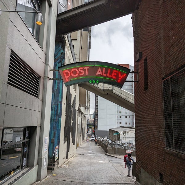 Post Alley Sign - Pike Place - 0 tips