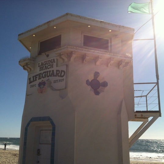 Laguna Beach Historic Lifeguard Tower - Historic Site in Main Beach