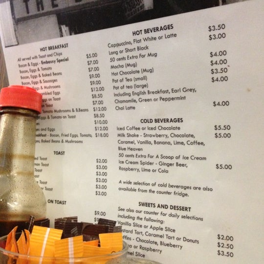 The Embassy Cafe - 303 Hunter St