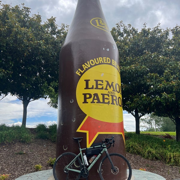 L&P Bottle - Outdoor Sculpture in Paeroa