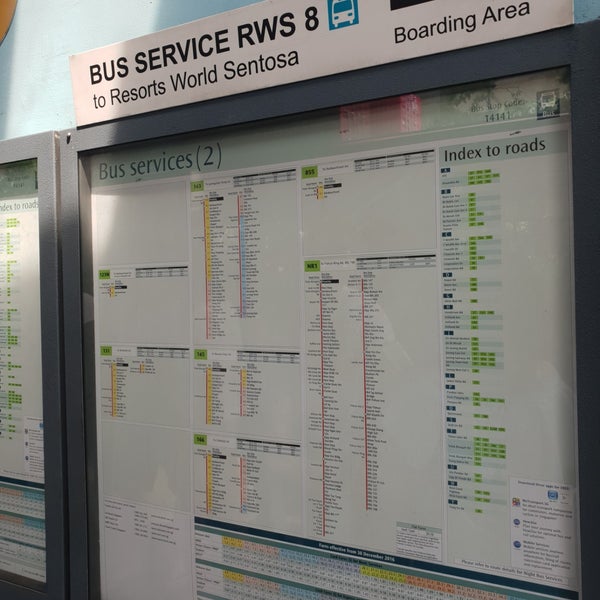 Bus Stop 14141 (VivoCity) - Bus Stop in Central Region