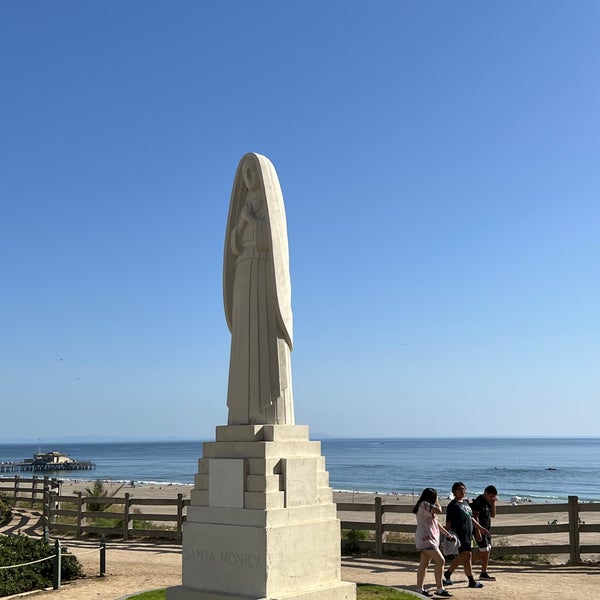 Saint Monicas Statue - Historic and Protected Site in Downtown Santa Monica