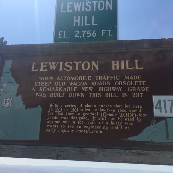 Lewiston Hill Overlook - Scenic Lookout
