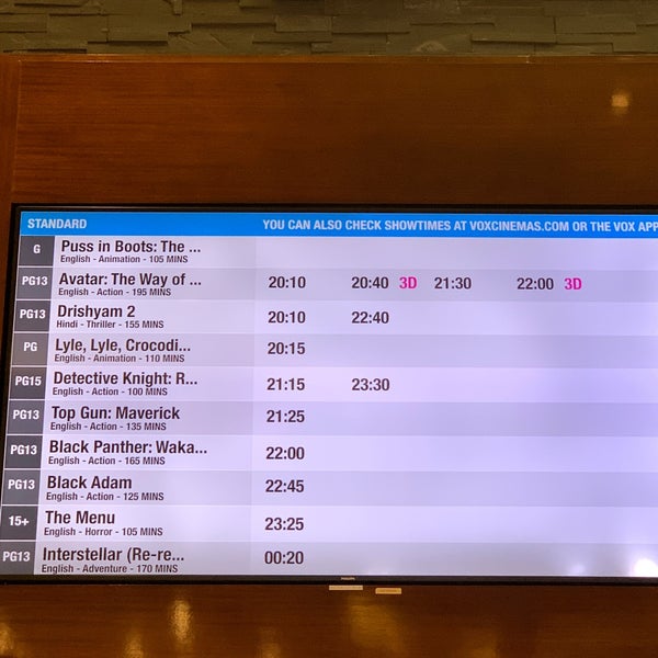 Photos at VOX Cinemas 4DX MOE - 11 tips