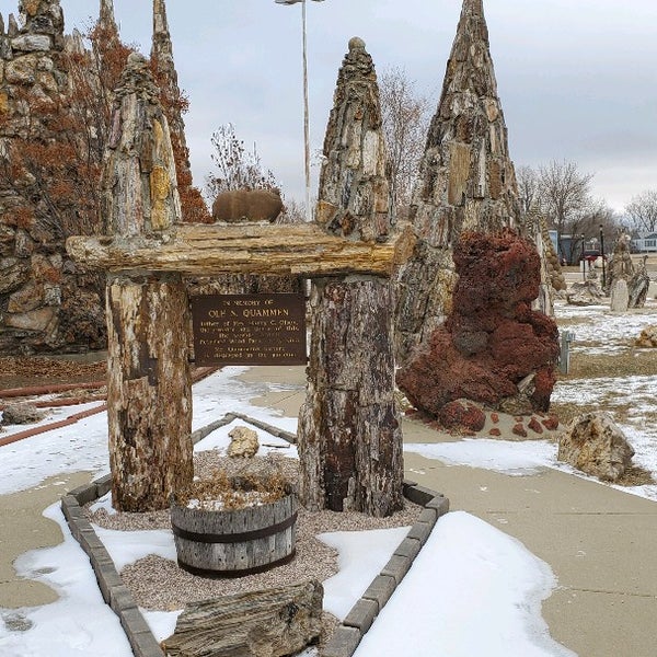 Petrified Wood Park & Museum - Sculpture Garden in Lemmon