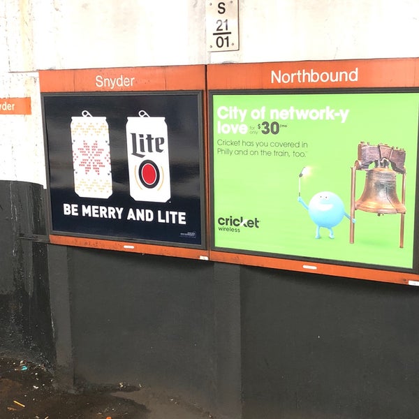 Photos at SEPTA BSL Snyder Station - Metro Station in Philadelphia