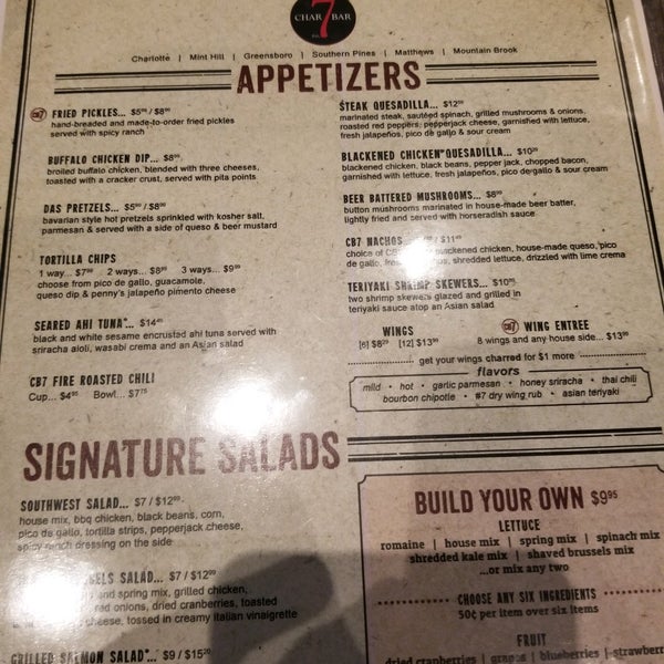 Char Bar 7 - American Restaurant