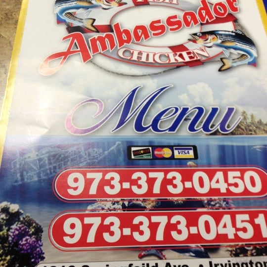 Ambassador Fish and Chicken - Fried Chicken Joint in Irvington