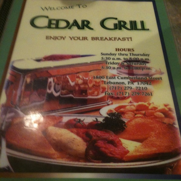 Cedar Grill - Diner