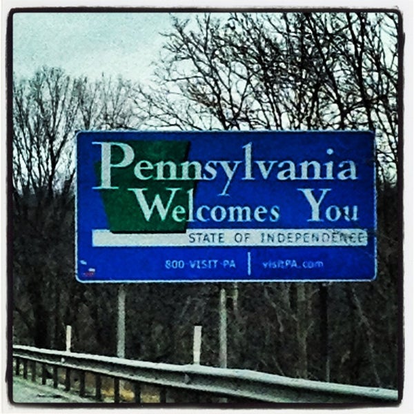 West Virginia/Pennsylvania State Line - Border Crossing