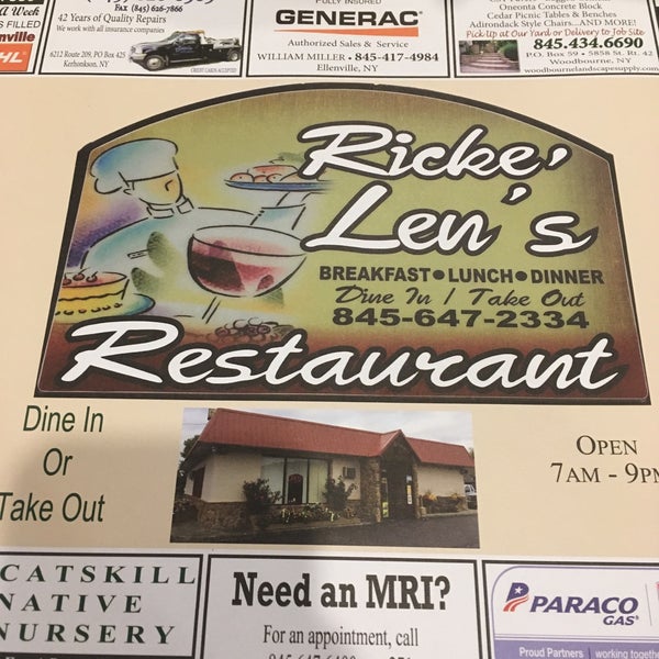 Photos at Rickè Len's Country Restaurant - 7604 Route 209