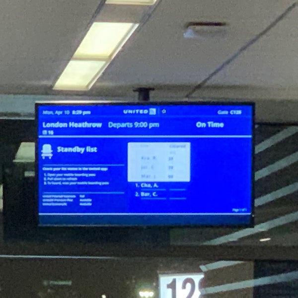 Gate C128 - Newark Airport and Port Newark - Newark, NJ