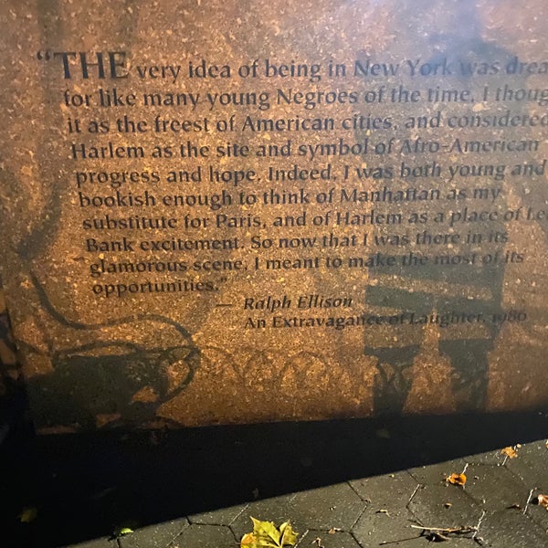 Ralph Ellison Memorial Park - West Harlem - 8 tips