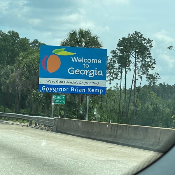 Florida / Georgia State Line - Border Crossing