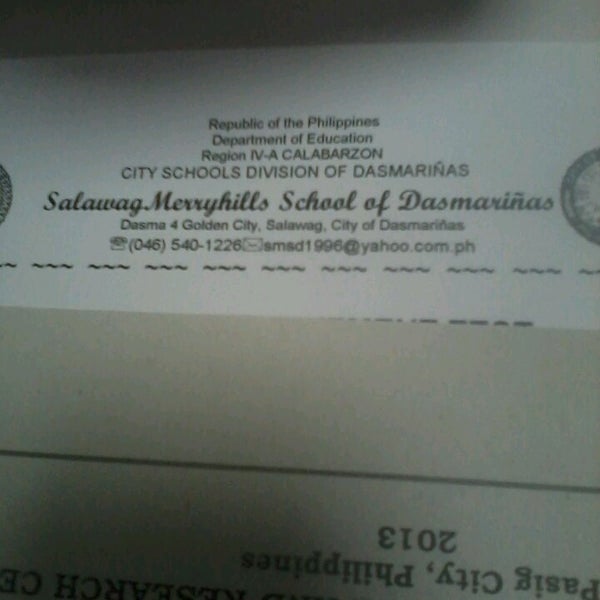 salawag merryhills school of dasmarinas - Elementary School
