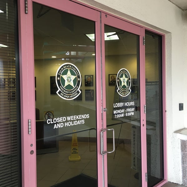 Palm Beach County Sherriff’s Office - 3228 Gun Club Rd