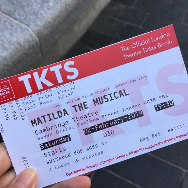 TKTS - Leicester Square - 18 tips