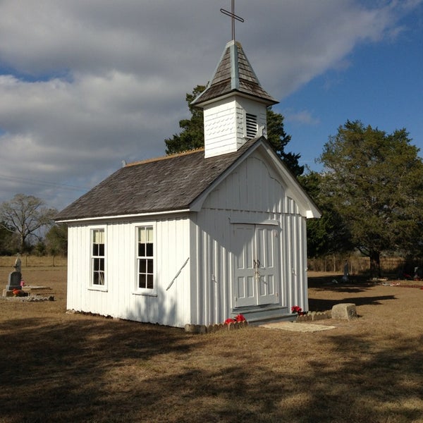 St. Martin's - World's Smallest Active Catholic Church - Round Top, TX