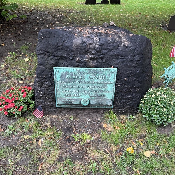 Grave of Samuel Adams - Cemetery in Boston
