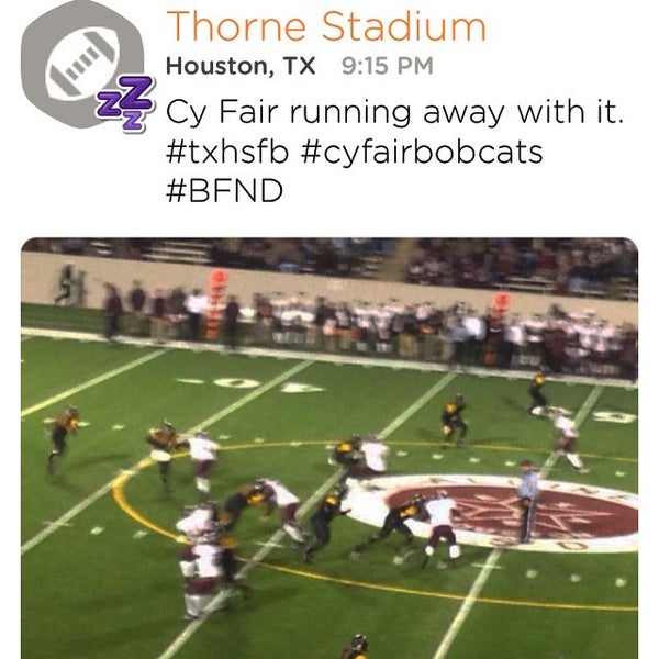 Thorne Stadium - College Football Field