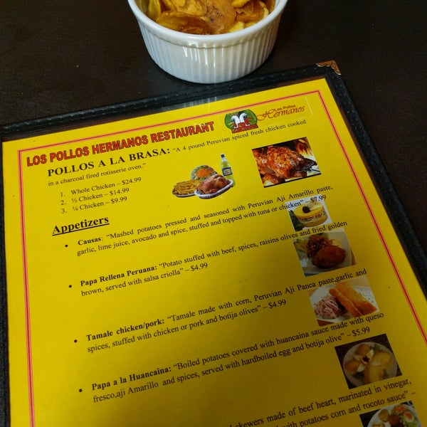 Los Pollos Hermanos Menu