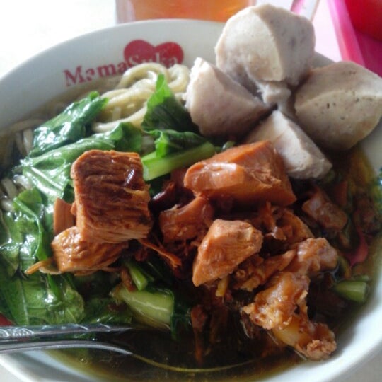 Bakso tenis dan Mie ayam bayam - 4 tips