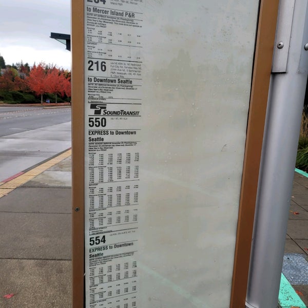 Mercer Island Park & Ride - Bus Line in Mercer Island