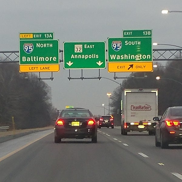 Interstate 95 In Maryland