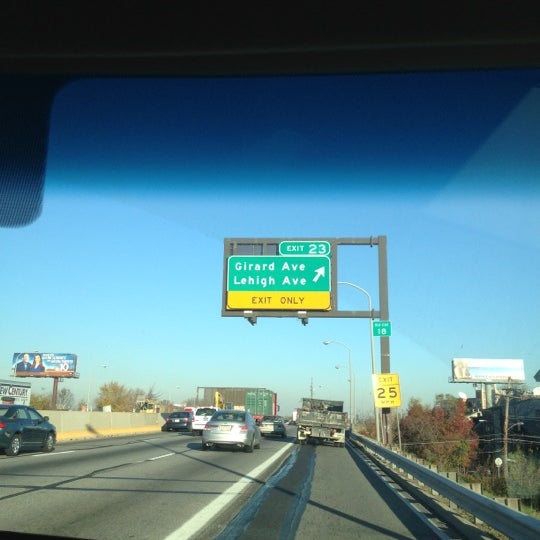 Interstate 95 at Exit 23 - Intersection in Northern Liberties - Fishtown