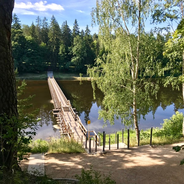 Ogres Pontonu Tilts - Bridge in Ogre