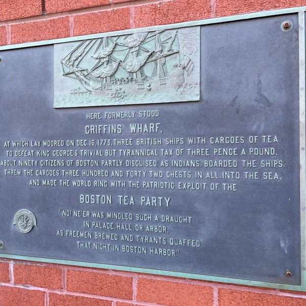 Boston Tea Party Marker - Downtown Boston - 0 tips
