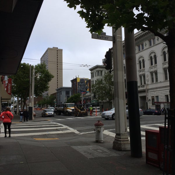 MUNI Bus Stop - Van Ness & Sutter - Bus Station in Cathedral Hill