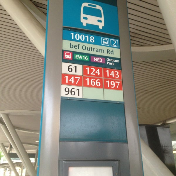 Bus Stop 10018 (Outram Park Stn Exit F/SGH) - Central Region - 300 visitors