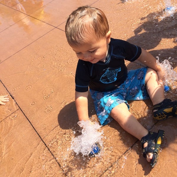 Splash Pad At Central Park Plaza - Valparaiso, IN