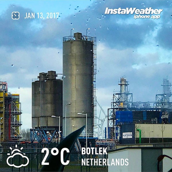 Huntsman Holland B.V. - Factory in Botlek Rotterdam