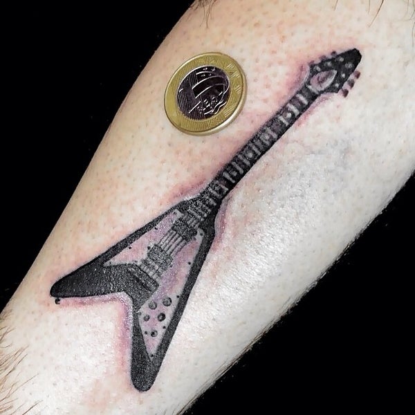 Flying V Tattoo